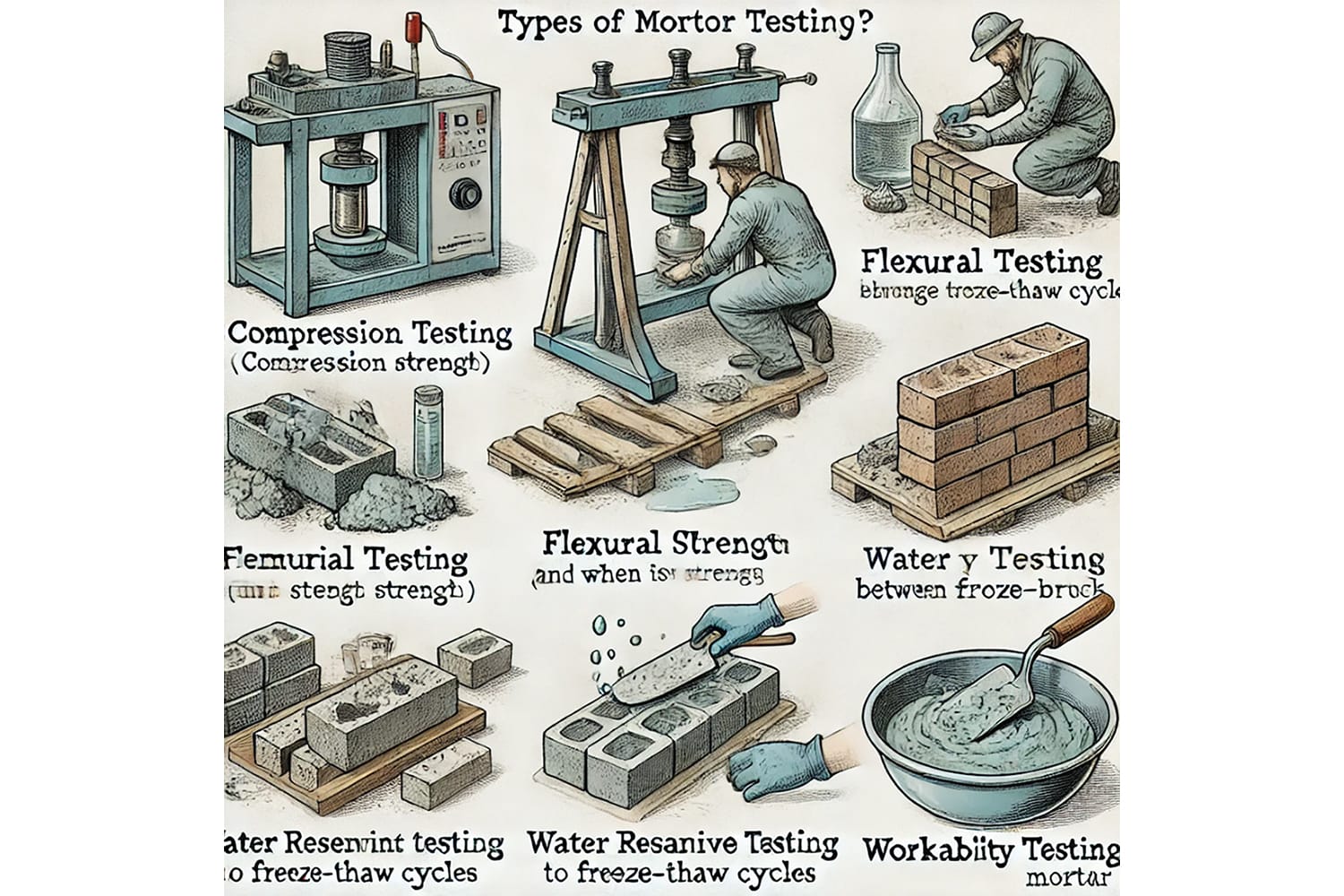 Types of Mortar Testing and When They're Necessary