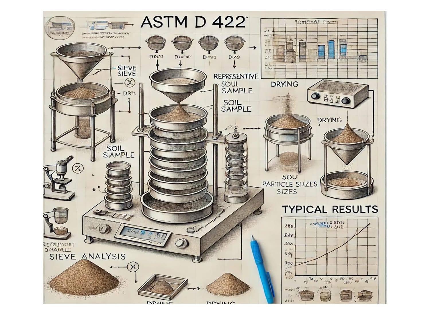 ASTM D 422: Understanding Sieve Analysis and Particle Size
