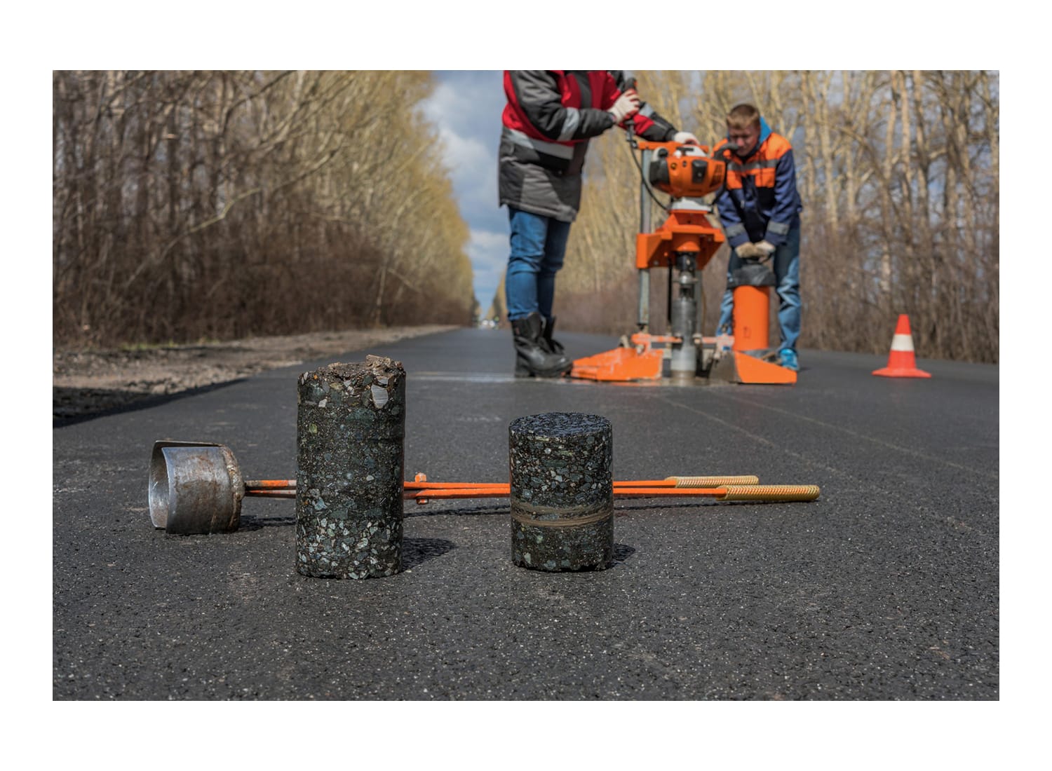 Asphalt Test for the Road Surface