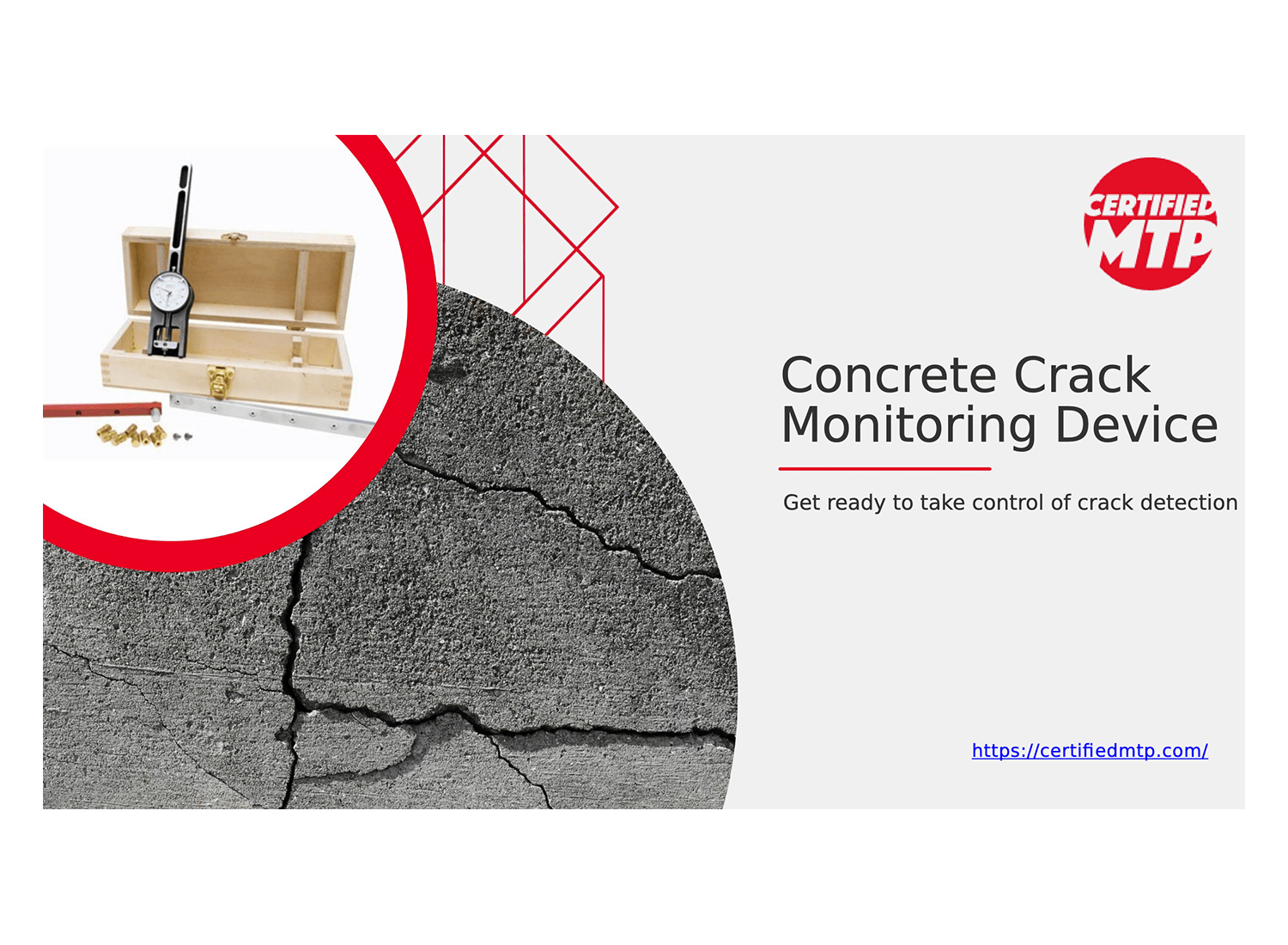 Concrete Crack Monitoring: Measuring Cracks and Fissures